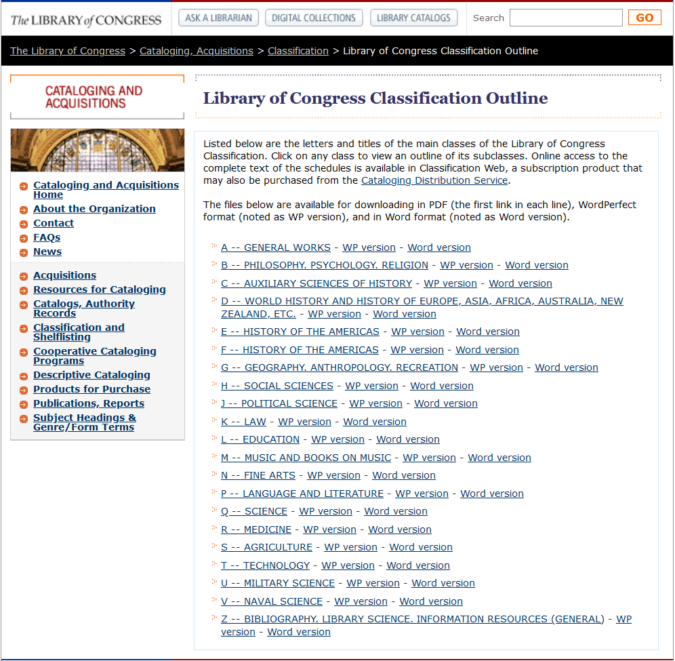 Universal Classification System – The 20/20 Plan